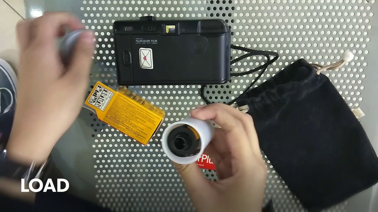 How to Load and Unload Film Camera (Fuji MDL-9) - YouTube