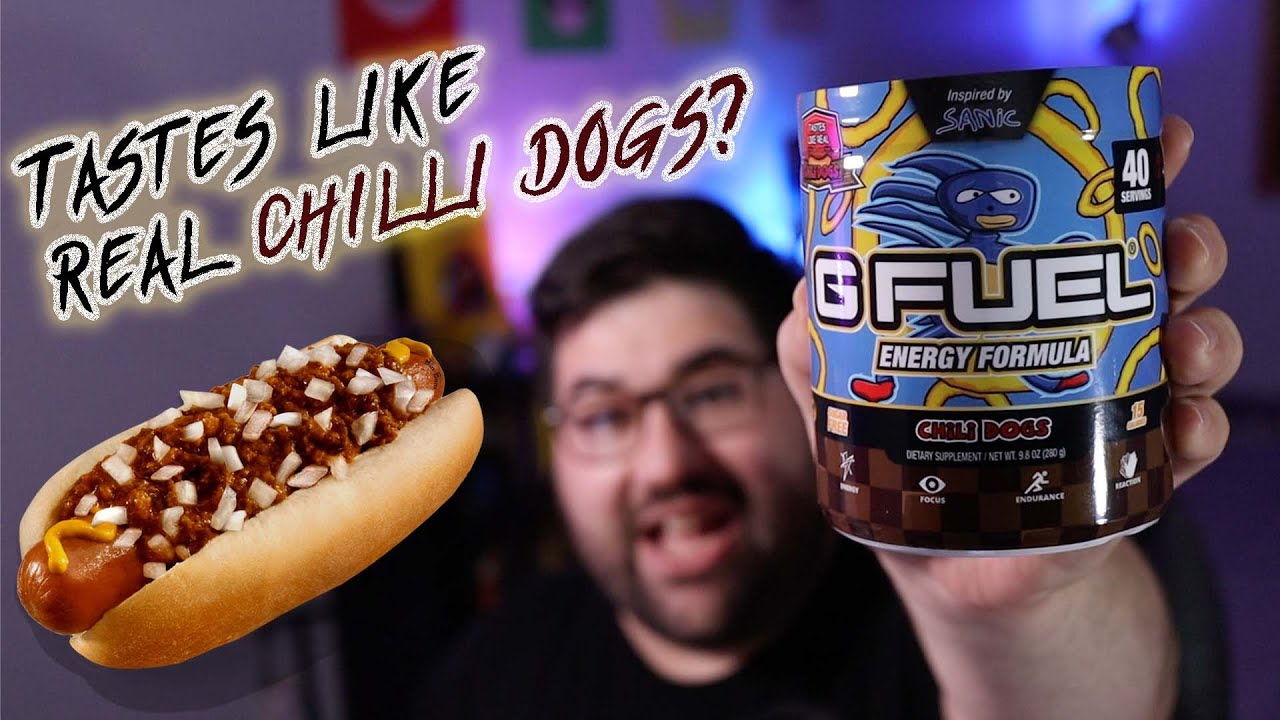 Should you (in any way) CONSUME Chilli Dog flavored GFUEL? - YouTube
