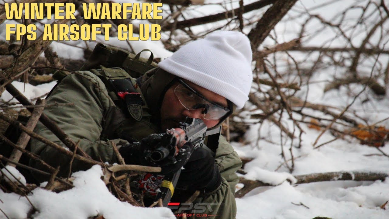 Winter Warfare Airsoft Gameplay - FPS Airsoft Club - YouTube