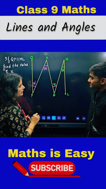 Lines and Angles Tricky Question| Important Question lines & Angles Class 9 #ytshorts #shorts # ...