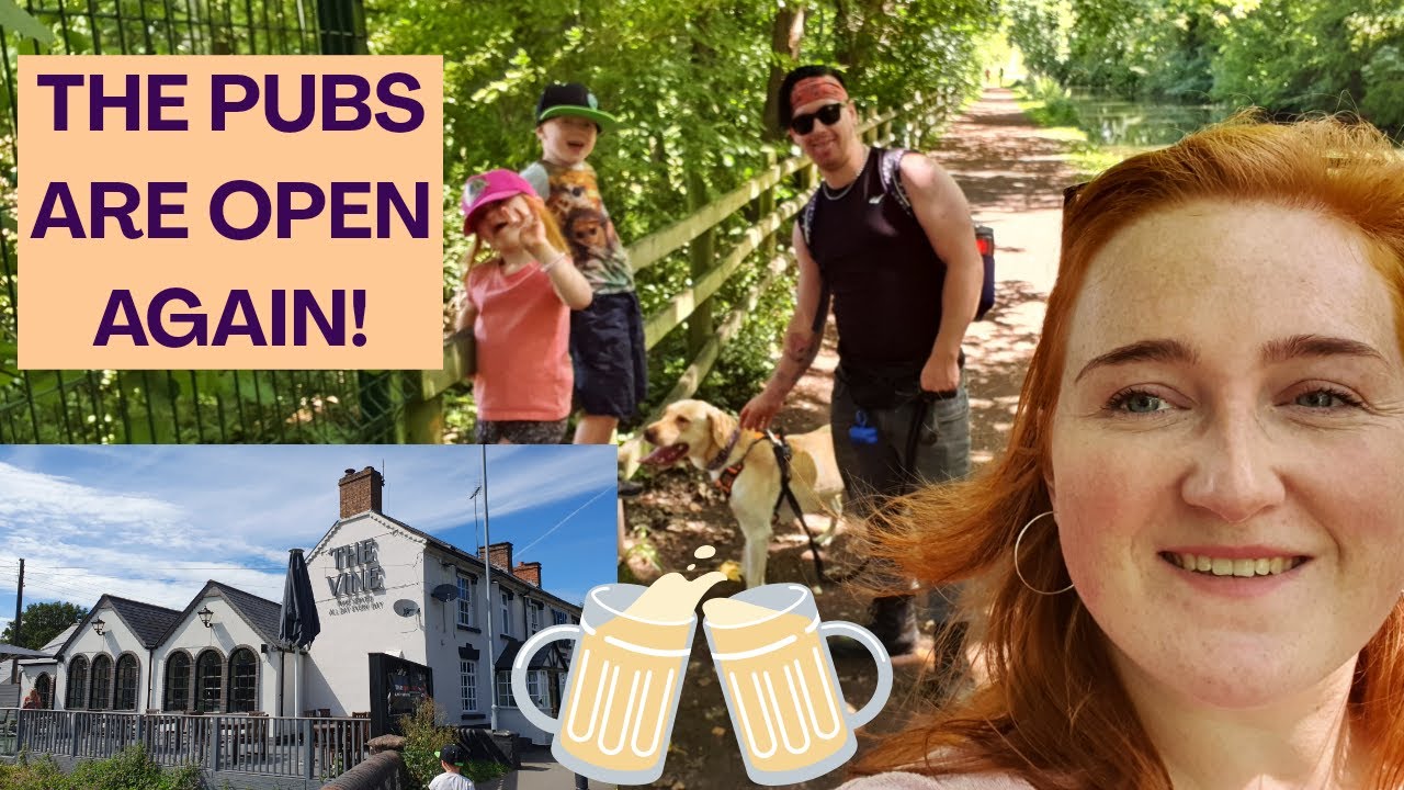 Long Walk to The Vine, Kinver, Finally the Pubs are Open! - YouTube