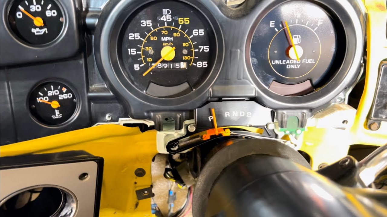 Square body shift indicator replacement - YouTube
