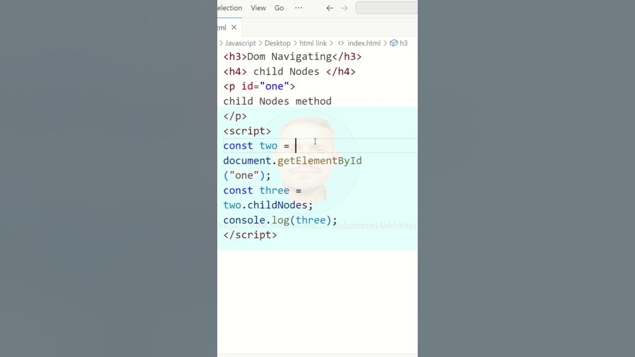 JavaScript Tutorial for Beginners / JavaScript learn / Dom Navigating parent Node tag - YouTube