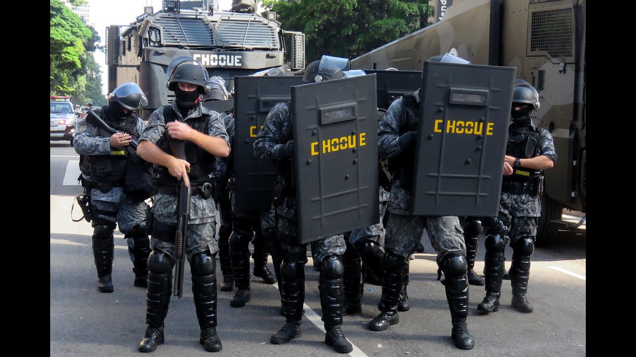 Tropa de Choque em Ação na Av. Paulista - YouTube