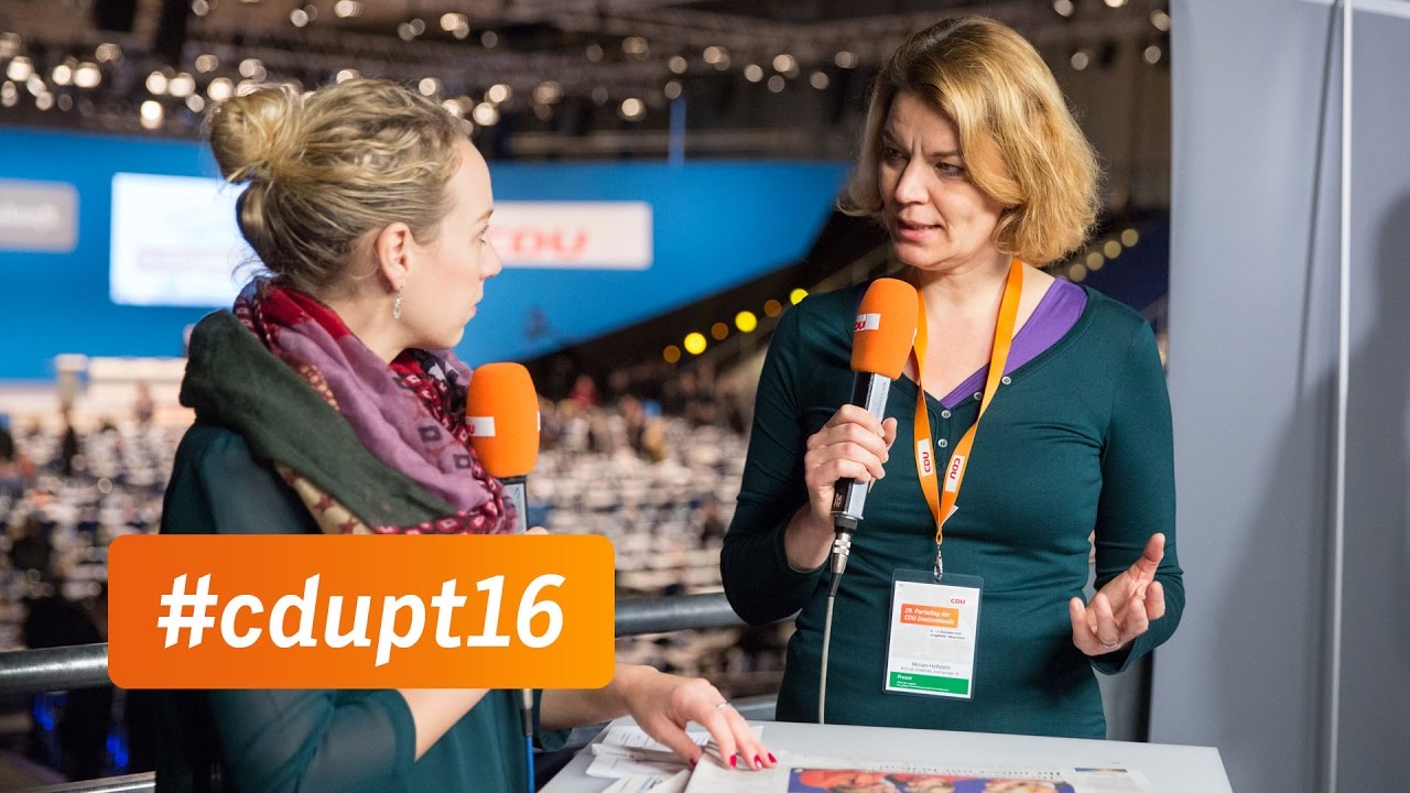 Medienschau zum Parteitag mit Miriam Hollstein - YouTube