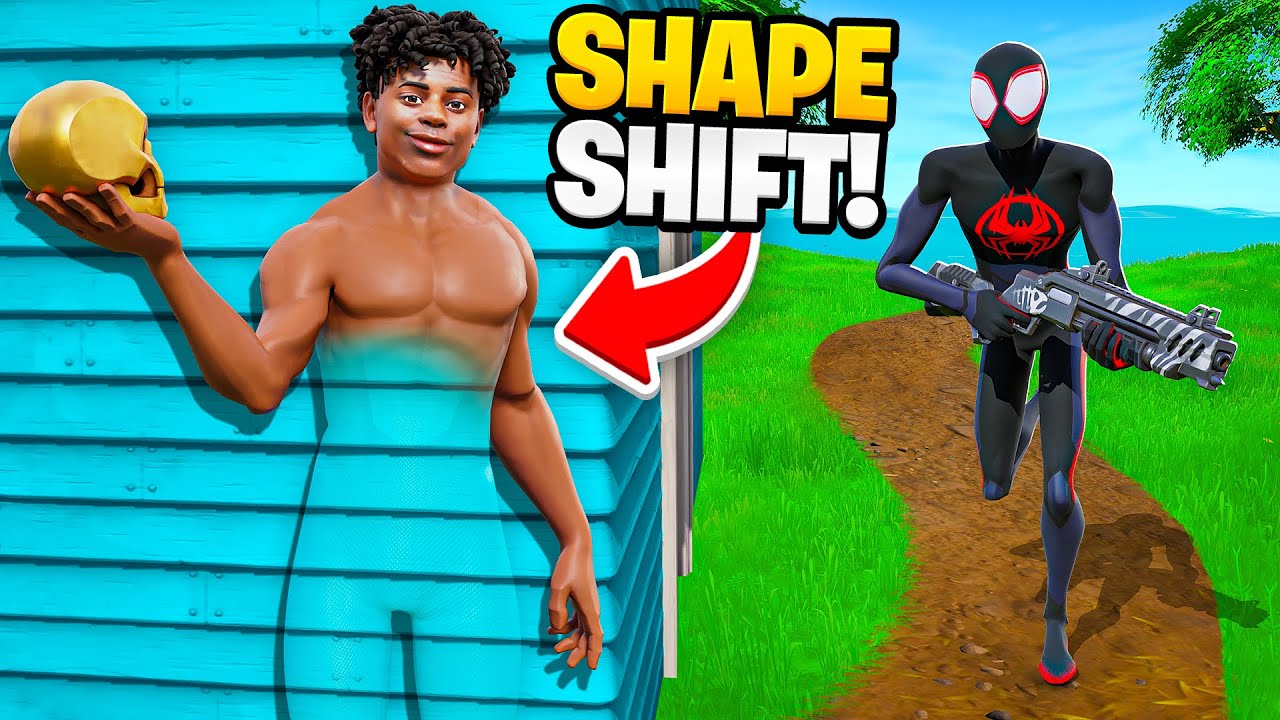 Shape Shifting into YouTubers to WIN Hide & Seek! (Fortnite) - YouTube