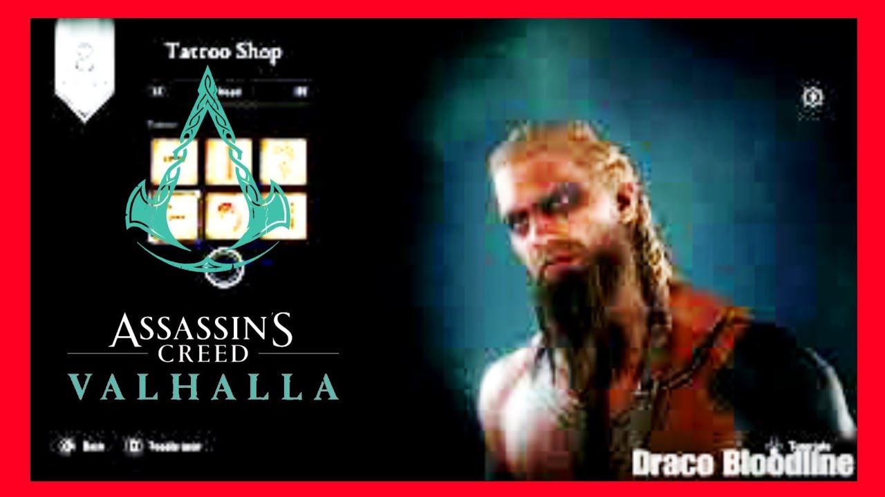 Assassin's Creed Valhalla - Male Eivor Customisation (Tattoo, Hair ...