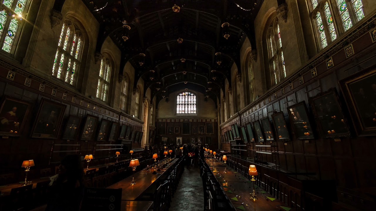 Oxford Dining Hall — ꧁ Dark Academia Ambience And Faint Piano ꧂ Youtube