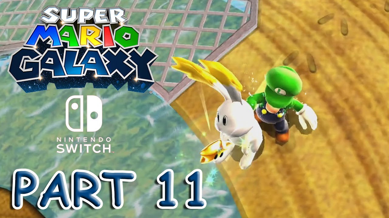 Super Mario Galaxy (Switch) part 11 | Gold Leaf Galaxy - YouTube