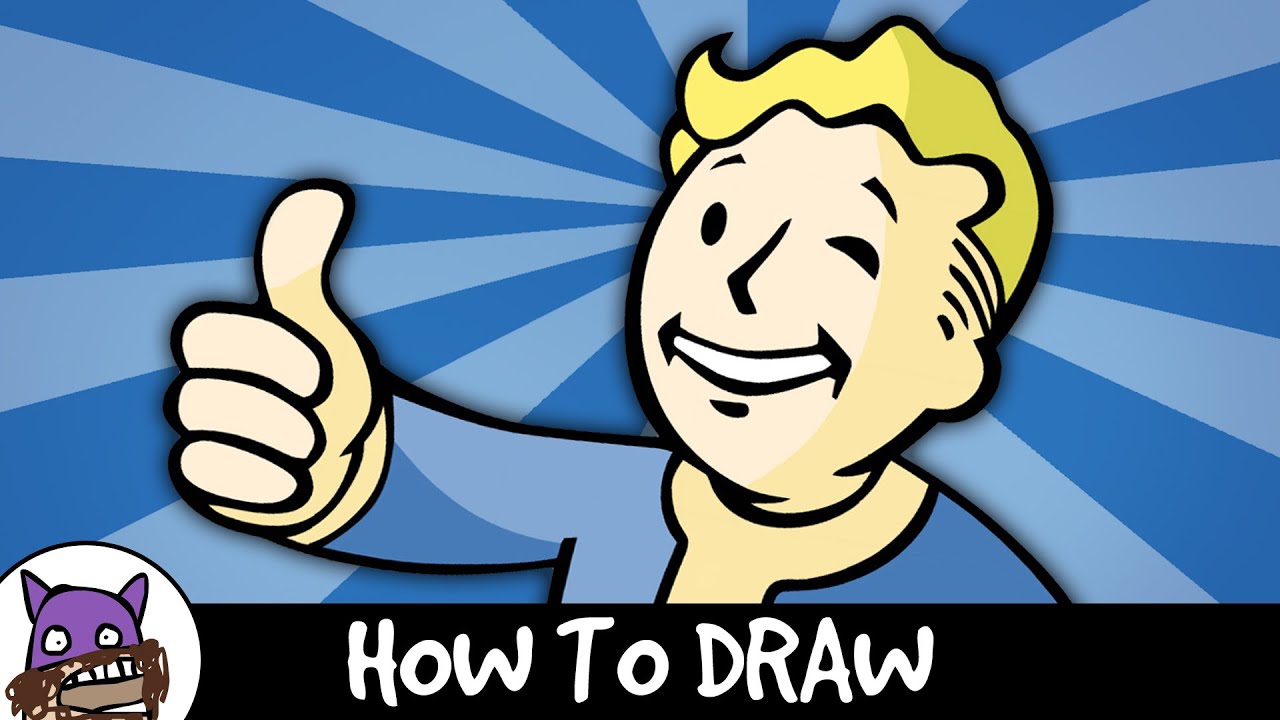 How To Draw - Fallout Boy (Fallout 4) - YouTube