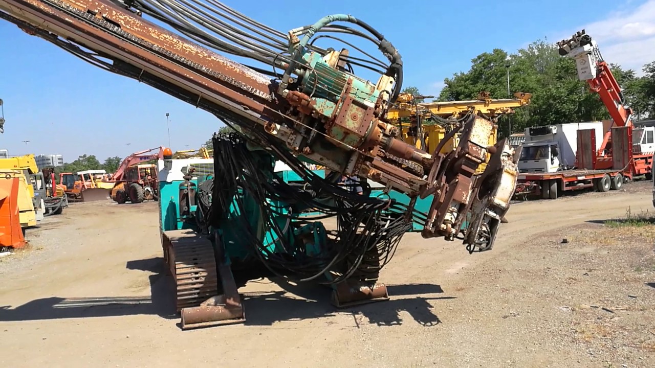 Perforatrice CASAGRANDE C6 - drilling machine - YouTube