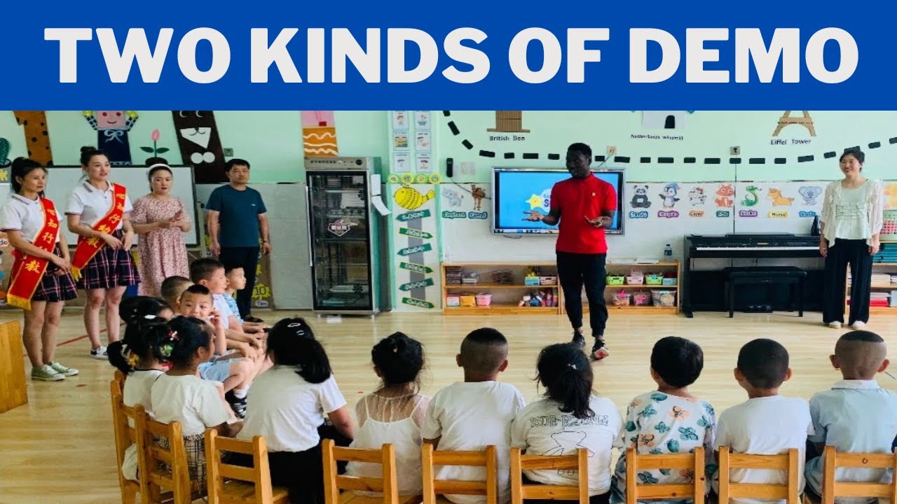 how to excel in a demo | Teaching ESL in a kindergarten - YouTube