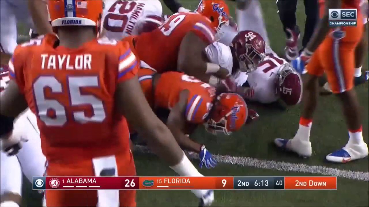 Bama Defense vs Florida (SEC Championship 2016) - YouTube