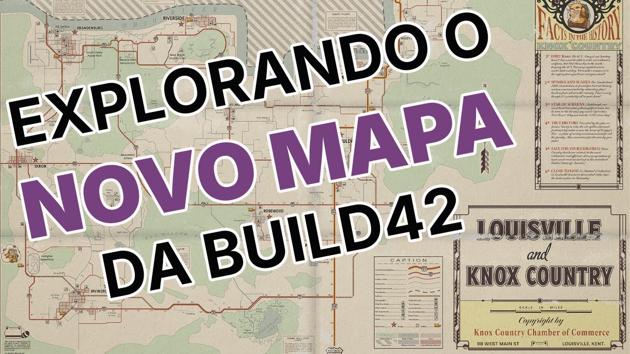 EXPLORANDO O NOVO MAPA DA BUILD 42 DO ZOMBOID - YouTube