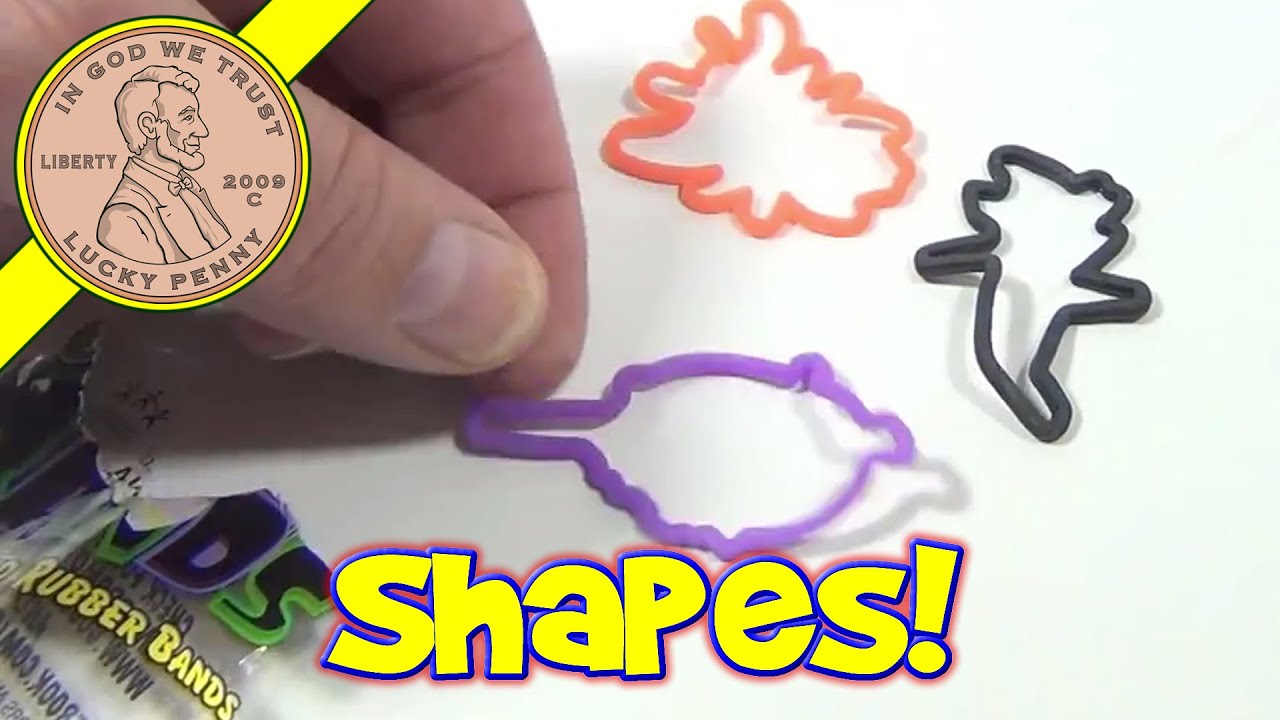 Googly Bands Shaped Rubber Bands, Imperial - Halloween Shapes - YouTube