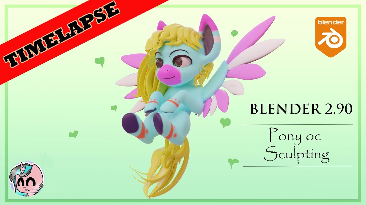 SCULPTING OTHER PONY OC (BLENDER 2.90) [TIMELAPSE] - YouTube