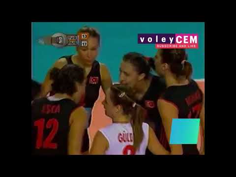 Gözde Kırdar'dan Rusya'ya Karşı 2 Mükemmel ACE (Türkiye vs Russia European Championship 2007)