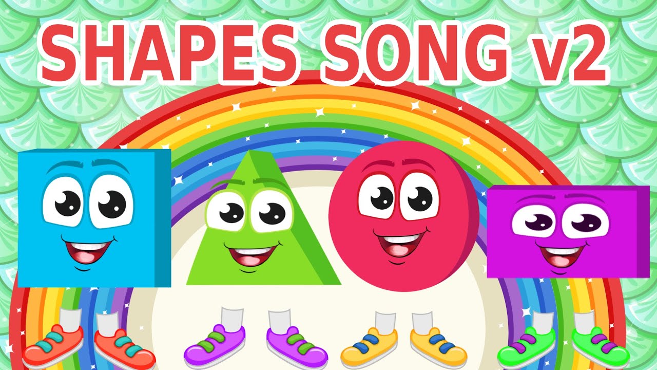 shapes song | we are shapes | 3d shapes | Kids Fun Tube learning videos ...