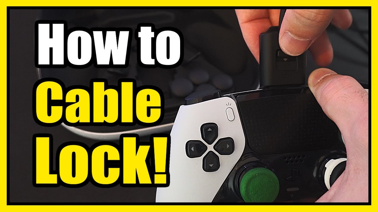 How to Use the Charging Cable LOCK for the PS5 Dualsense Edge ...