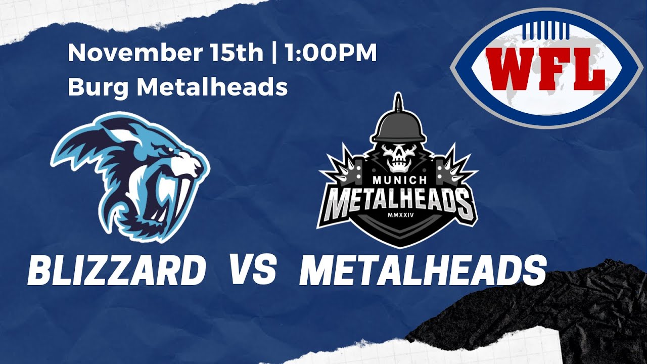 WFL Exhibition Game - Buffalo Blizzard vs Munich Metalheads - YouTube