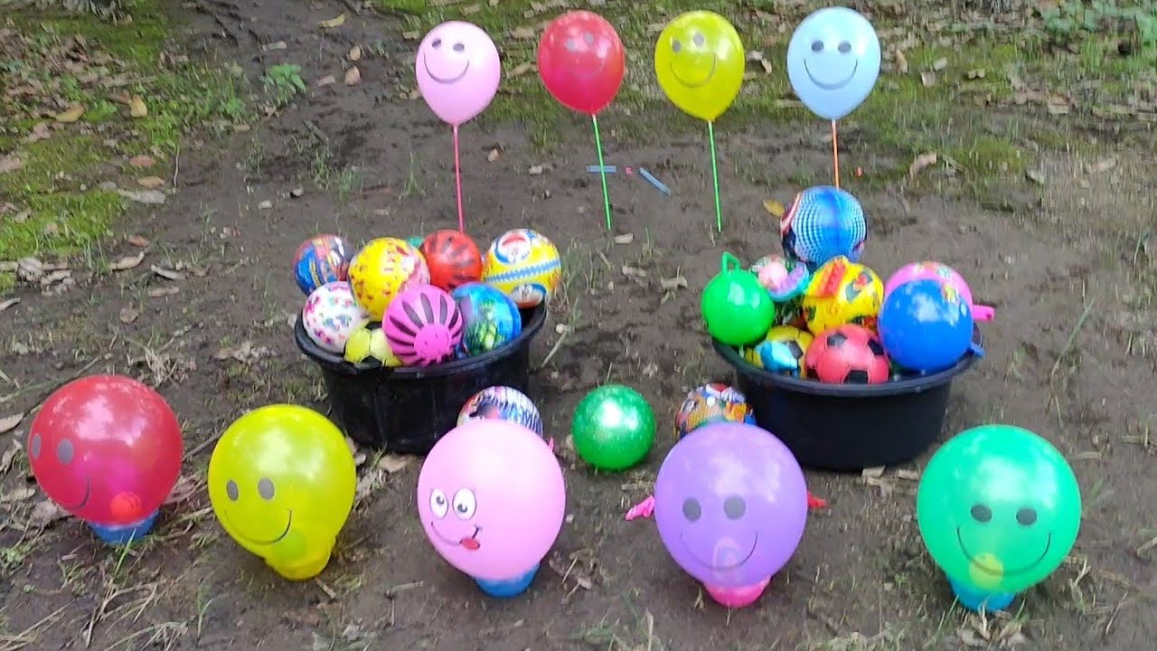 Woww Popping Ballons Meletuskan Balon Berhadiah Menemukan Bola