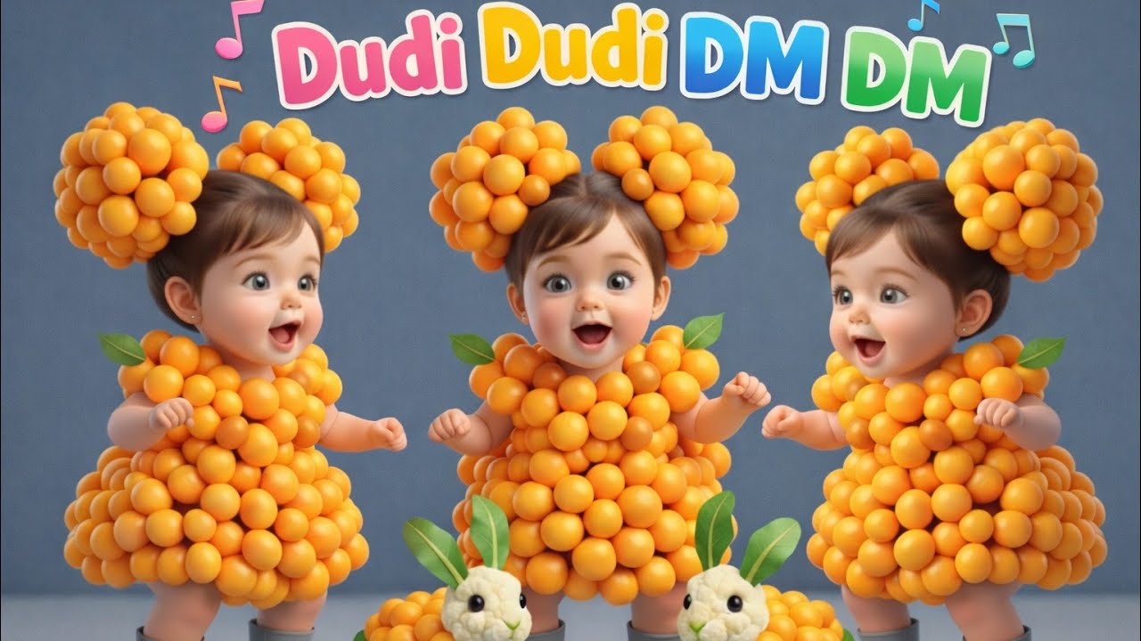 Dudi Dudi DM DM | Cute Babies Dance Rhyme 👶🦋 | Fun Kids Song - YouTube