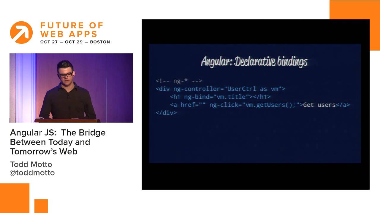 AngularJS: The Bridge Between Today and Tomorrow's Web - YouTube