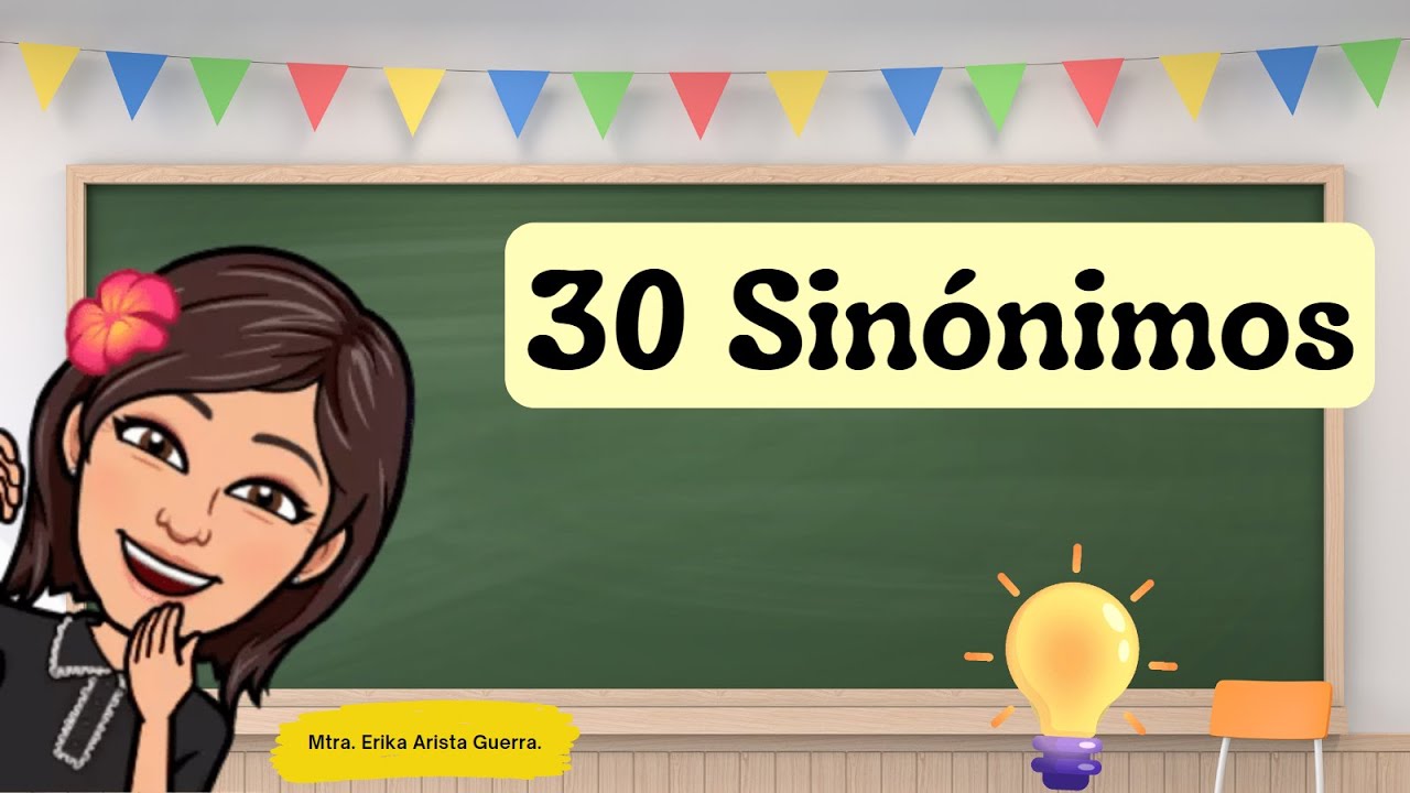 Sinónimos 👦👧 - YouTube