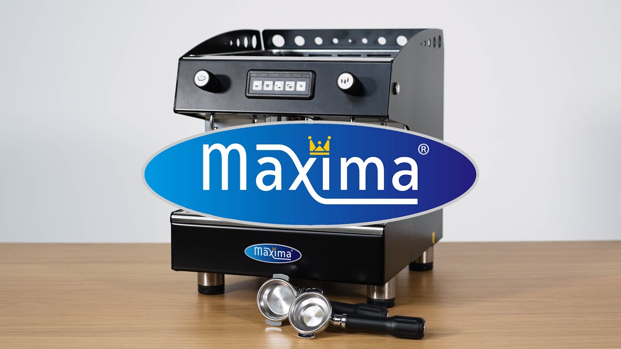 Maxima Espresso Machine - 1 Piston - 180 Cups per Hour - YouTube