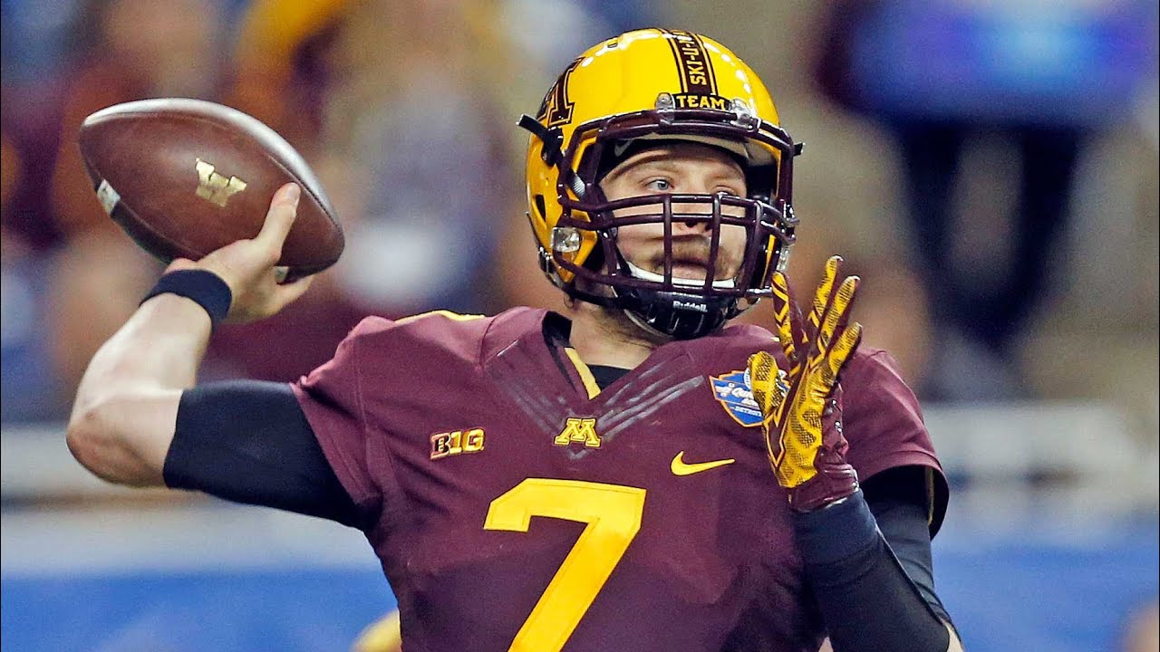 Mitch Leidner 2015 Gopher Football Season Highlights - YouTube