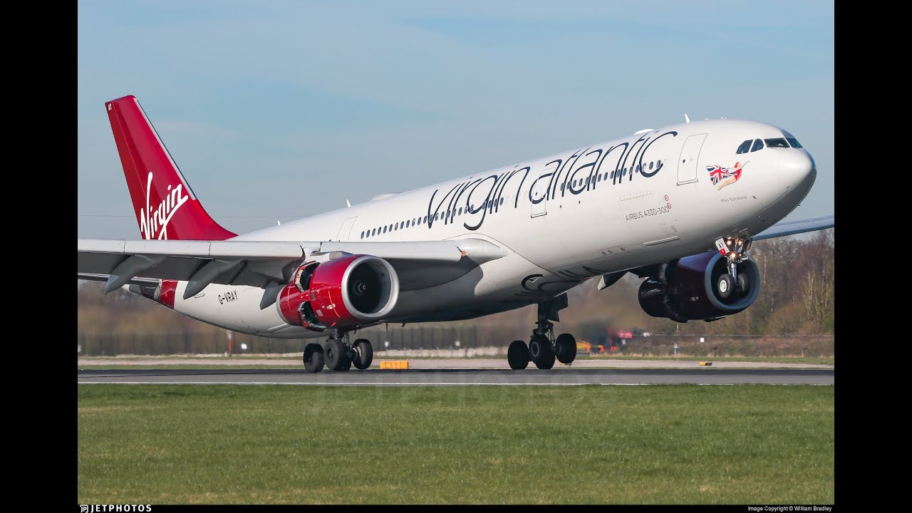 a330-300(Virgin Atlantic) Arriving from Kingstown(SVD) - YouTube