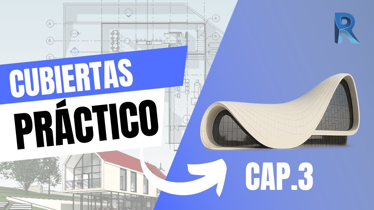REVIT BASICO - cubiertas curvas- cap 3/3 - YouTube