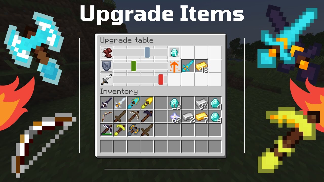 Upgrade Items Datapack - YouTube