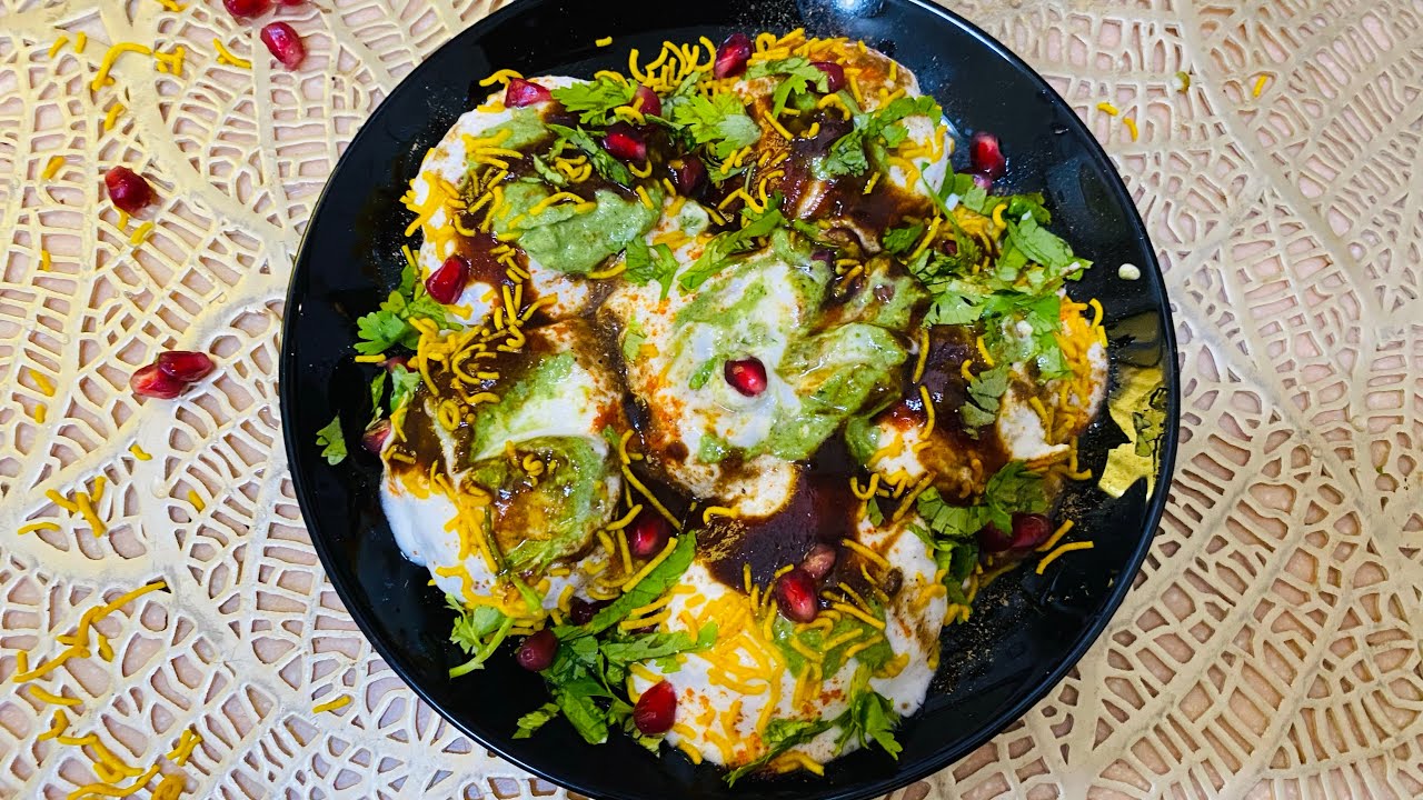 Dahi Bada chaat | दही भल्ले चाट Dahi Vada or Dahi Bhalla Chaat Recipe ...