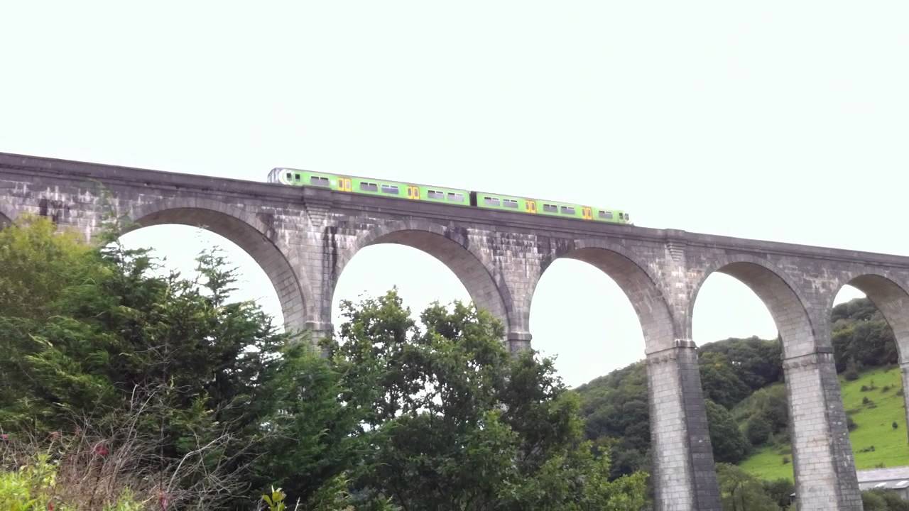 A video of a Class 150 Train Crossing Calstock Viaduct heading to ...