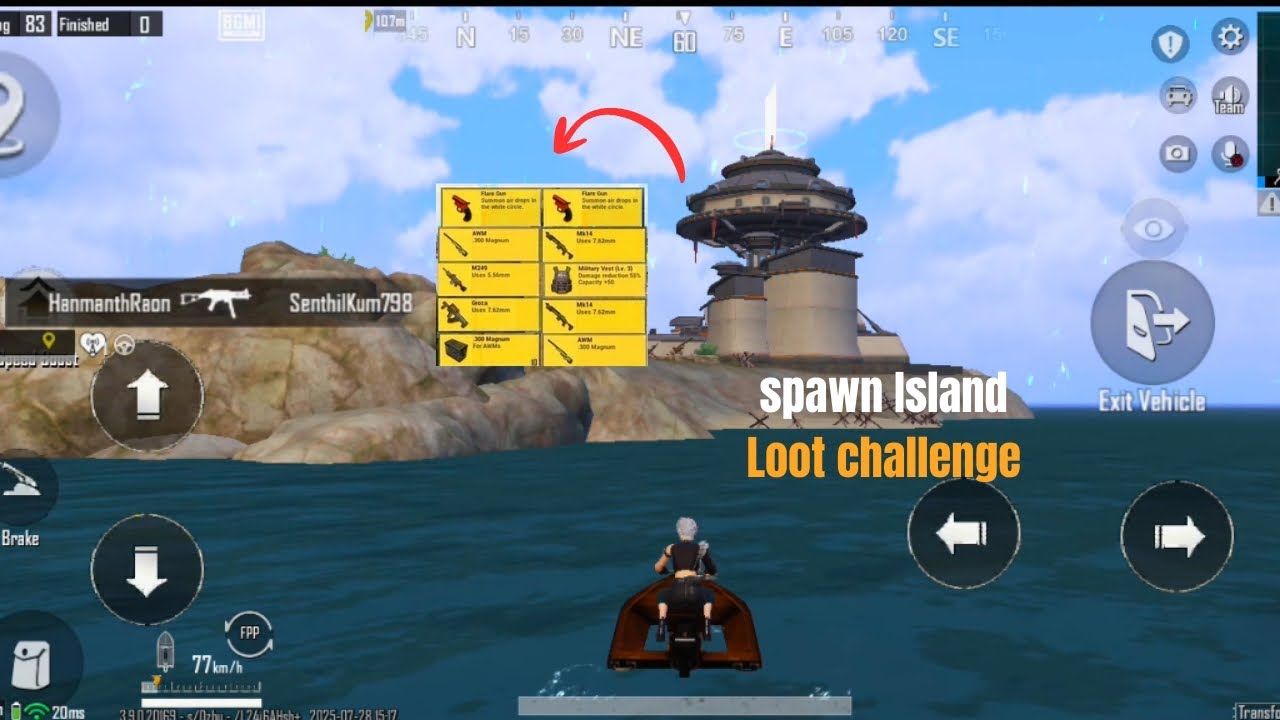 I Survived Only Using Spawn Island Loot in BGMI - YouTube