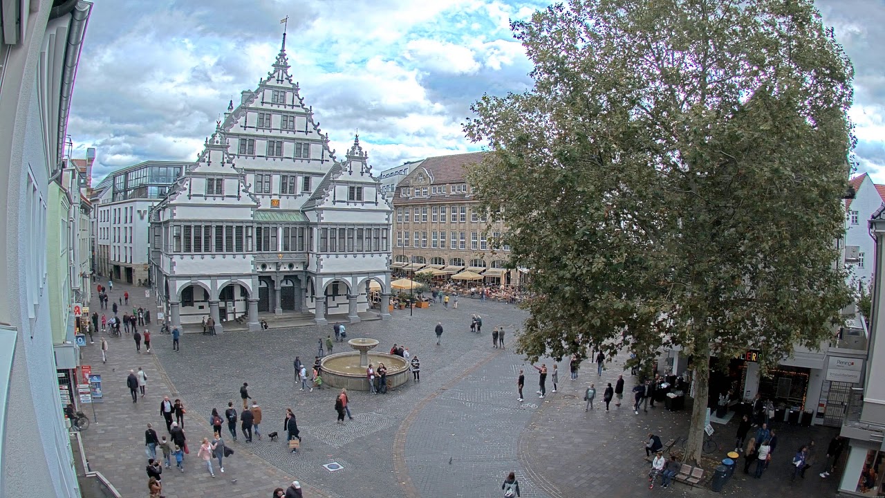 Webcam Rathaus Paderborn - 12.10.2019 - YouTube