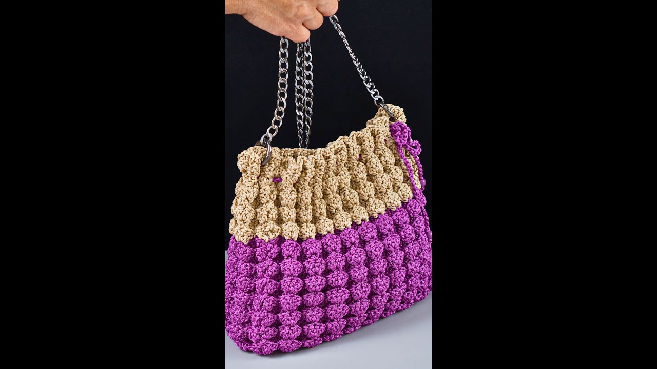 Easy crochet bag for beginners! Step by step tutorial! Miarti🧶 - YouTube