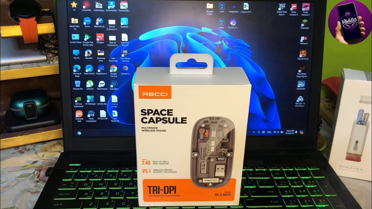 Recci Space Capsule Mouse Review - YouTube