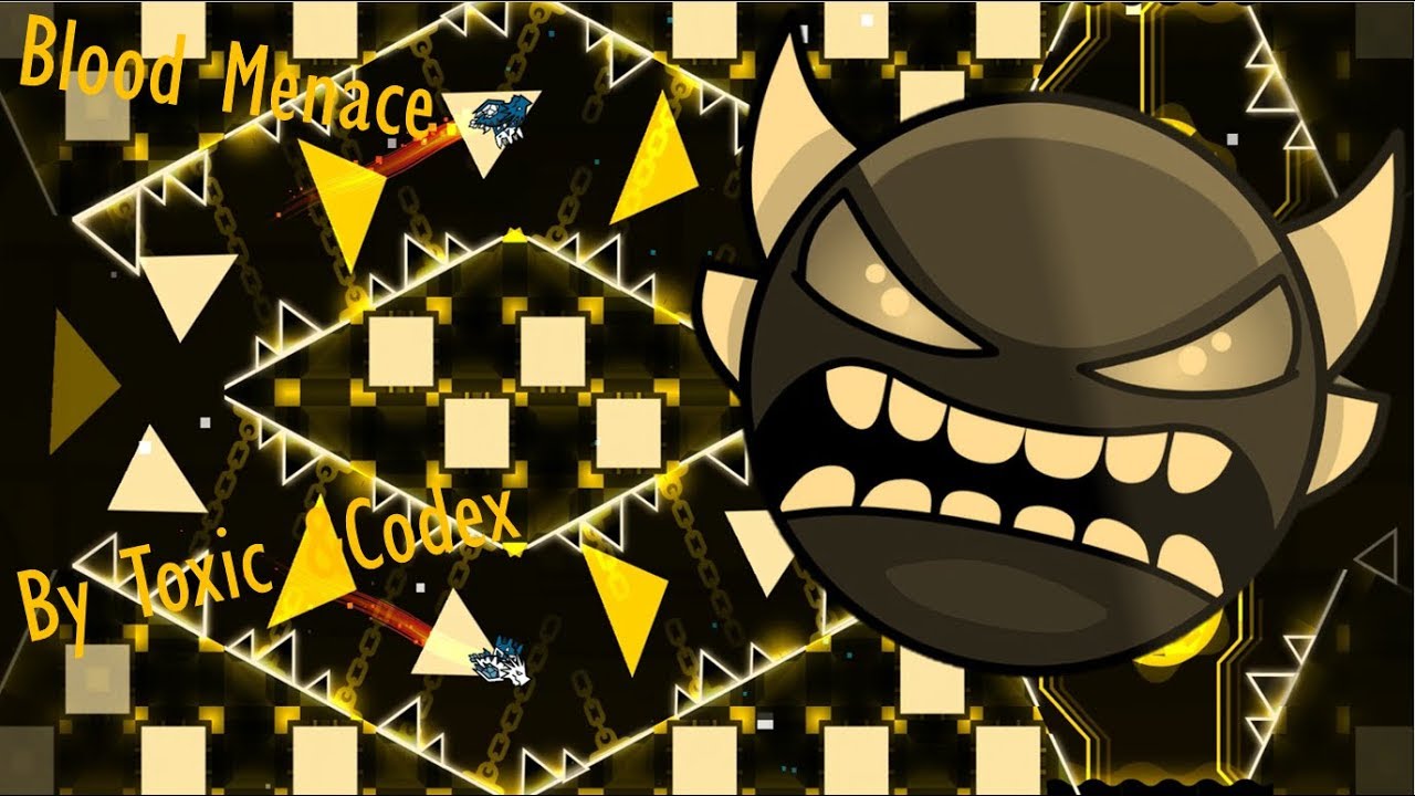 Blood menace'' 100% (Insane Demon) by Toxic & Codex| Geometry Dash [2. ...