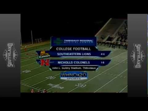 Football: Southeastern Louisiana 35, Nicholls 16 (Highlights)