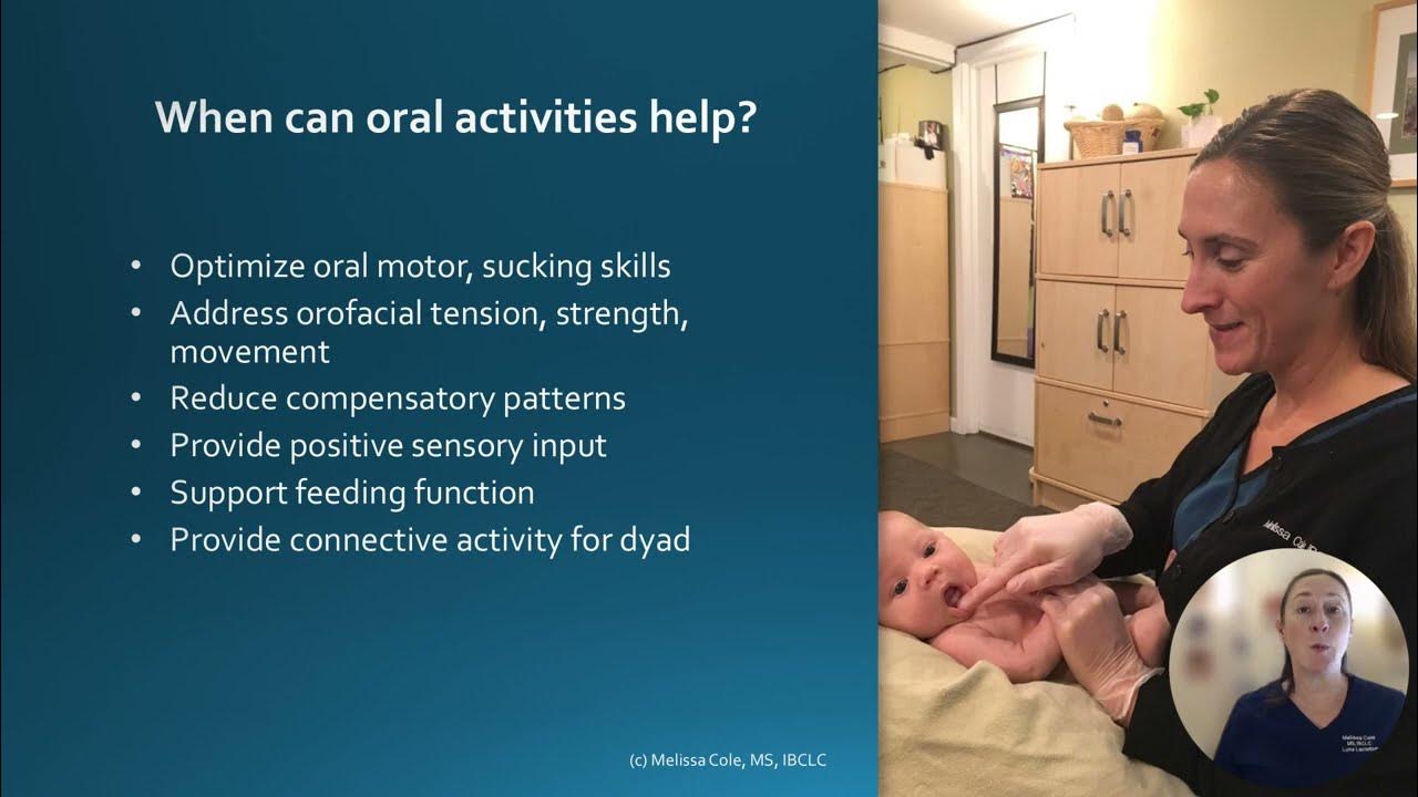 Activities to Support Infant Oral Function, Infant Oral Motor Work ...