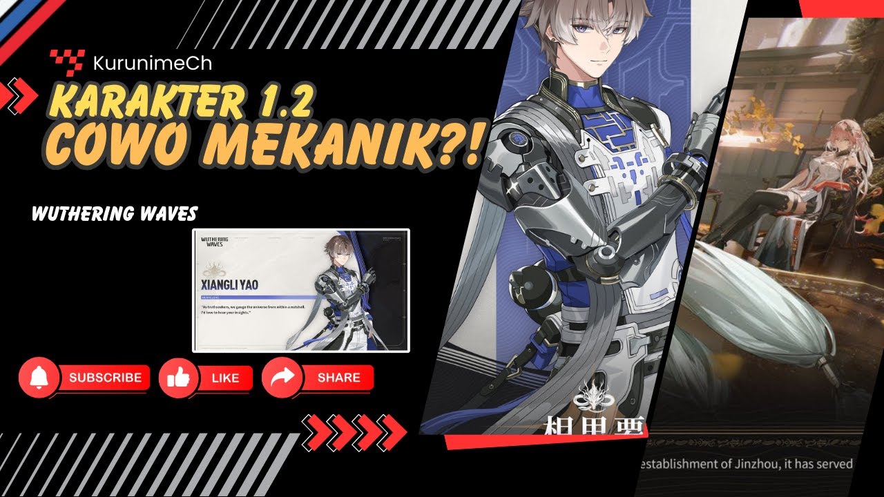 Drip Marketing Karakter 1.2?! Cowo Mekanik? Robot kah? - Wuthering ...