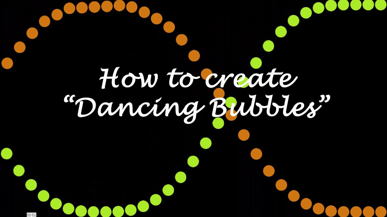 How to create Dancing Bubbles | POWERPOINt Tutorials - YouTube