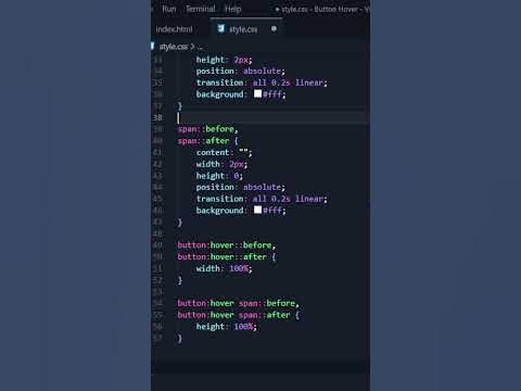 CSS Button Hover Animation Effects #shorts #3d #learnwebdev #js #css #html #threejs #coding # ...