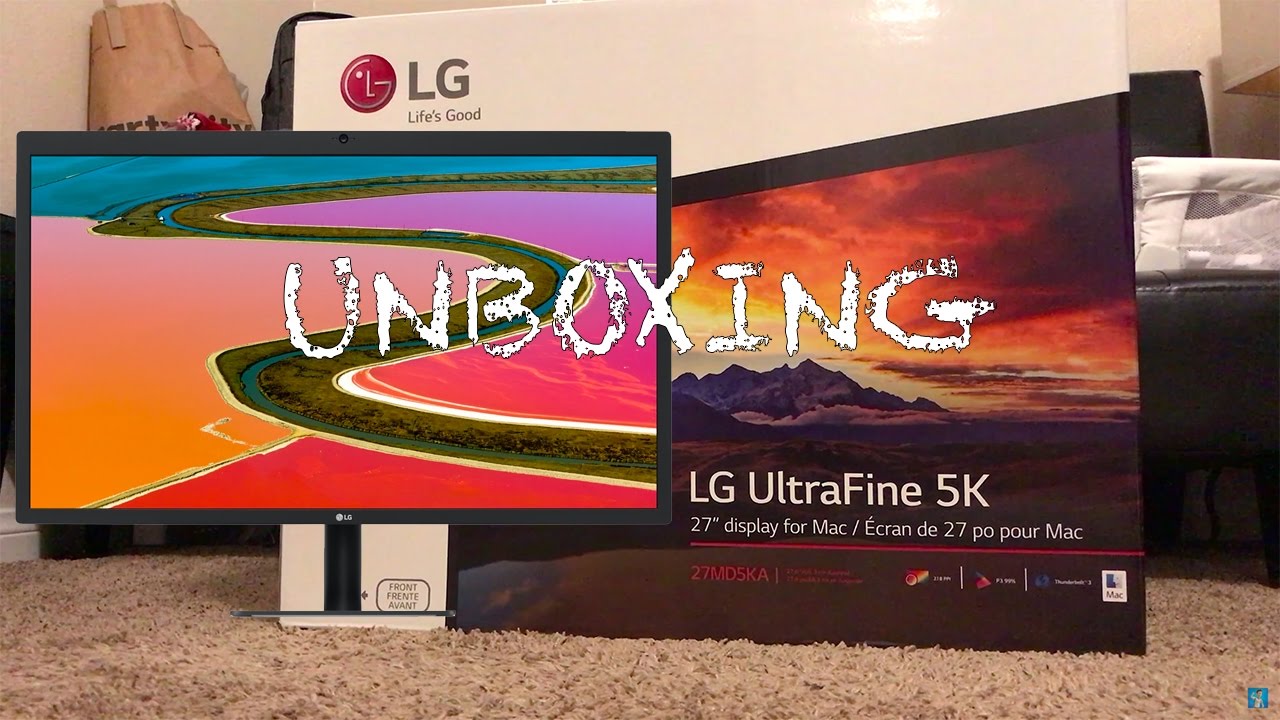 Unboxing LG UltraFine 5K Monitor - YouTube