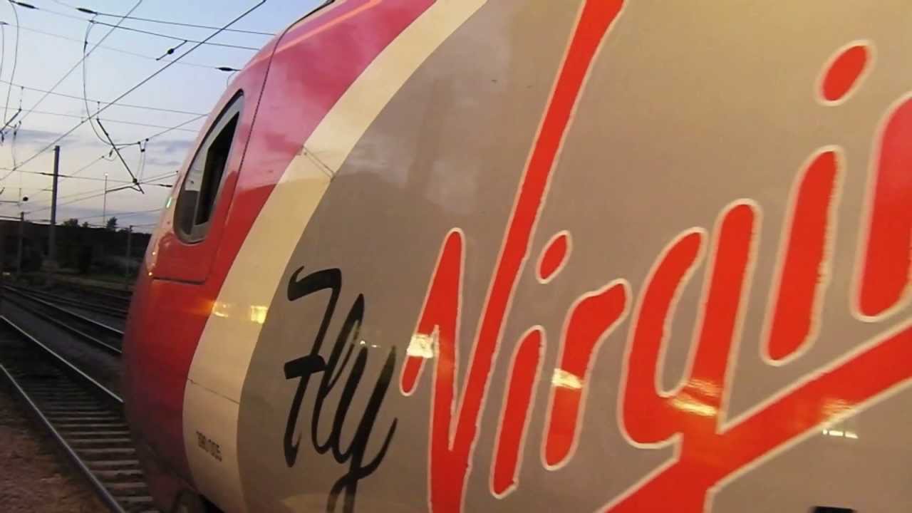 Fly Virgin Trains 390005 leaves Warrington with a 5 tone 3/9/13 - YouTube