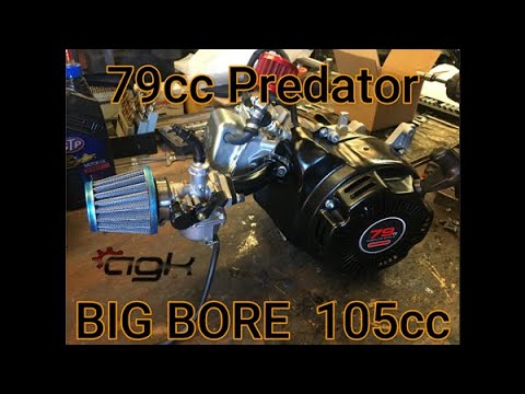 AGK's Stage 3 79cc Predator Build - YouTube