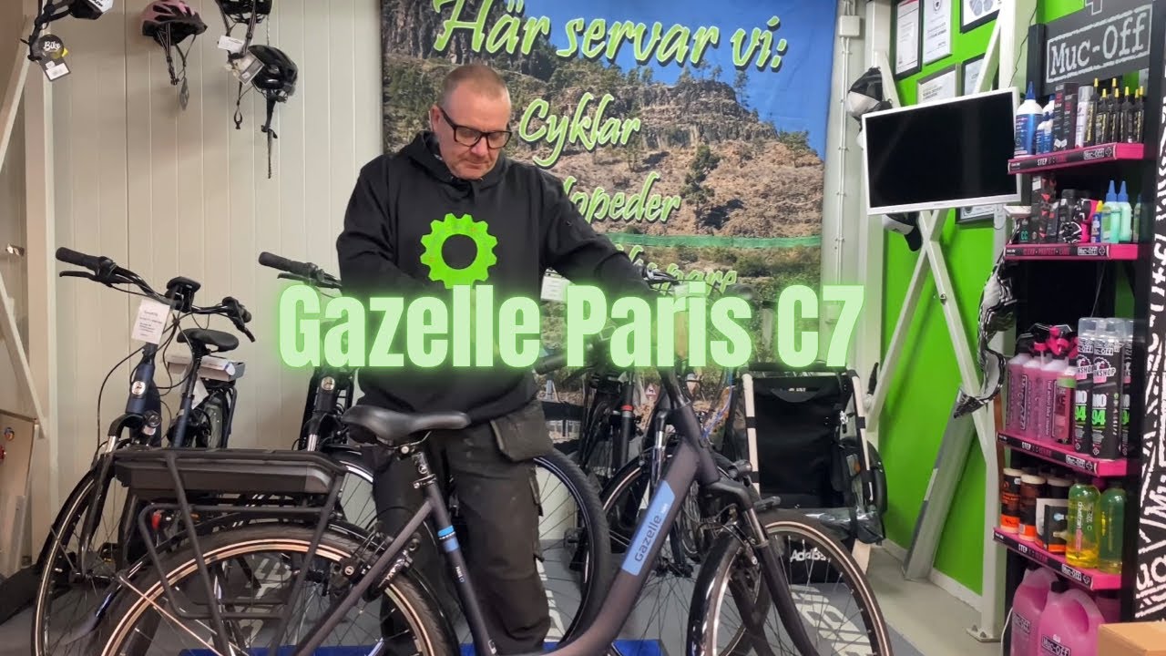 Norrköpings Cykel och Motorcentrum- Gazelle Paris C7 - YouTube