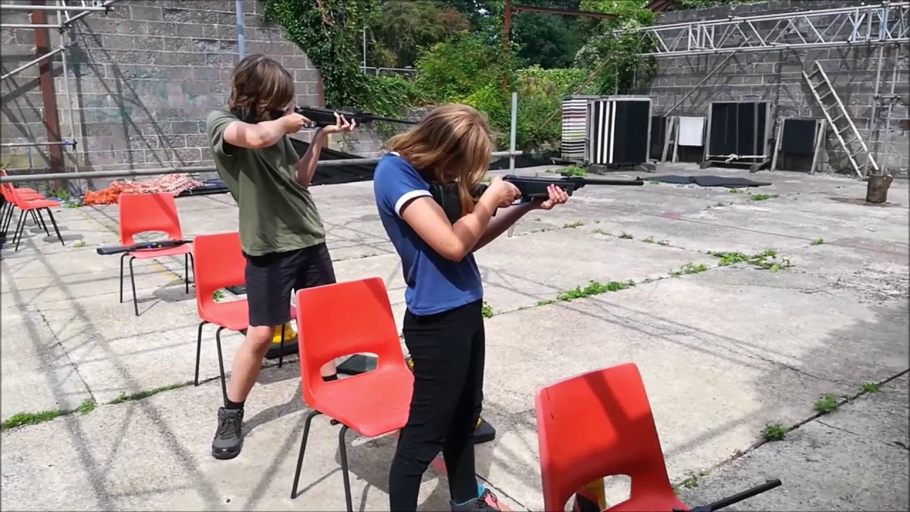 70th Portsmouth Scouts, Air Rifle shooting, Summer Camp 2018 - YouTube